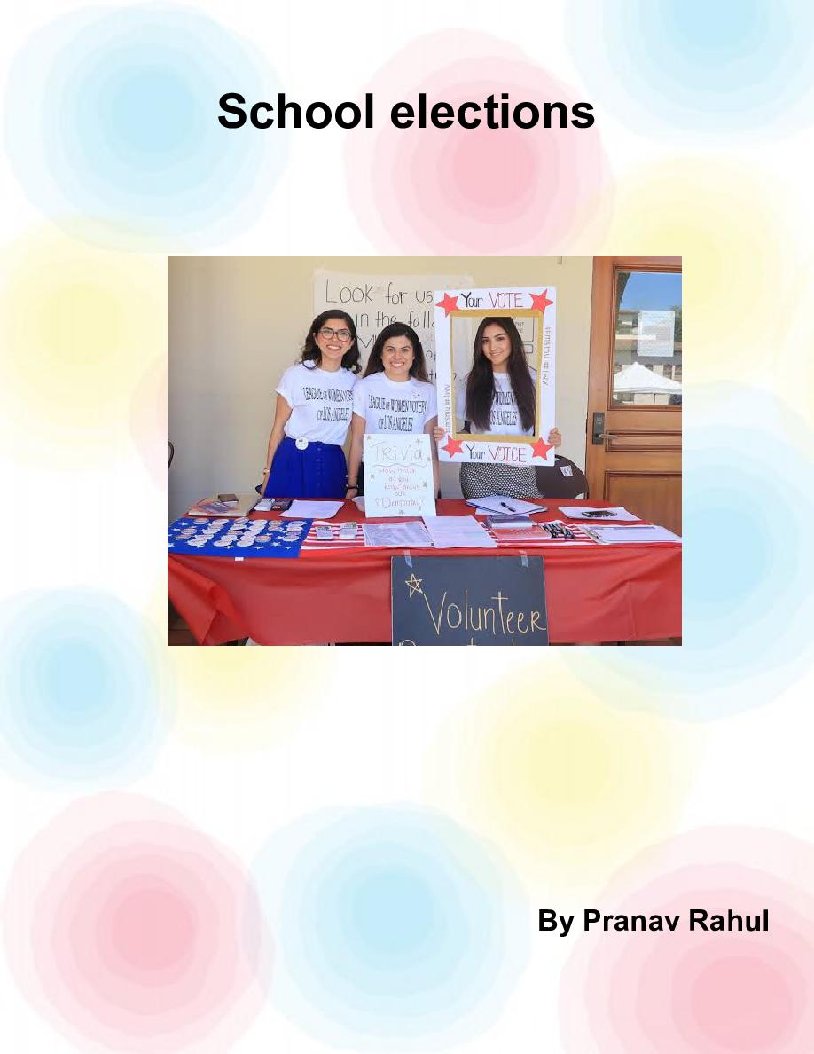 School elections - English | Book 860499