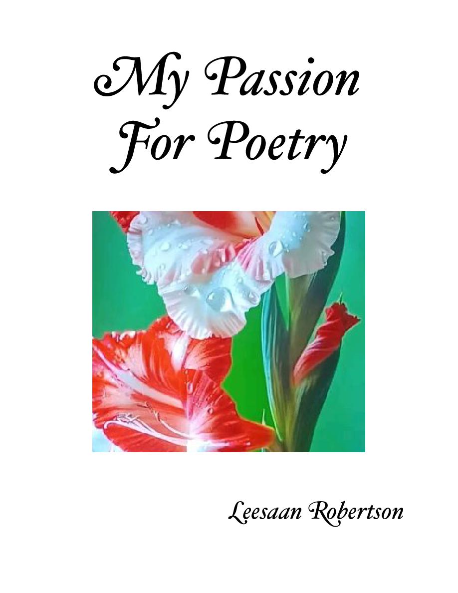 My Passion For Poetry - Poetry In My Sou | Book 1043343