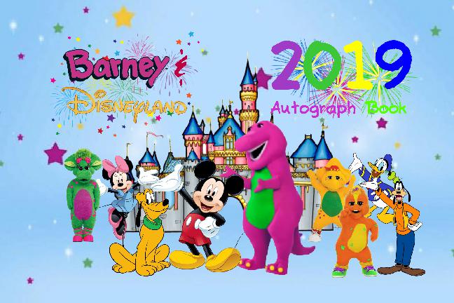 Barney & Disneyland 2019 Autograph Book | Book 801419 - Bookemon