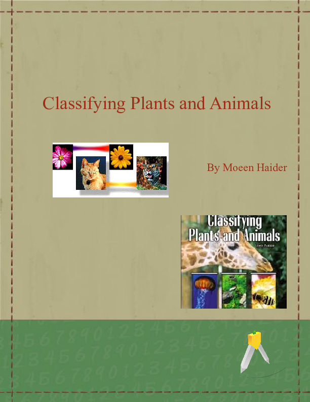 Classifying Plants and animals - Animals | Book 455382