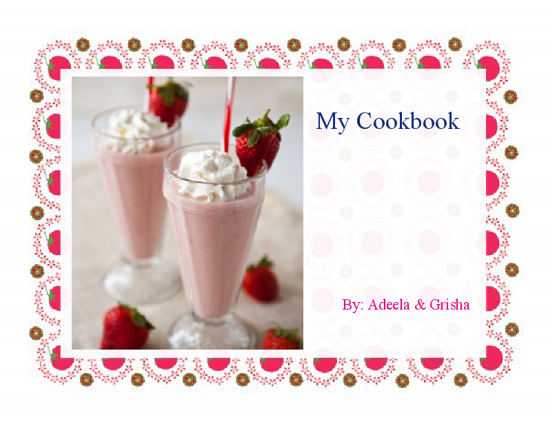 My Cookbook - Strawberry Milkshake | Book 387980