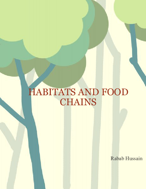 HABITATS & FOOD CHAINS | Book 457569