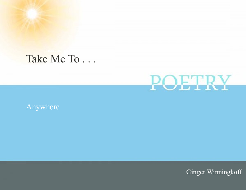 Ginger's Poetry 2 - Ginger Winningkoff | Book 78214