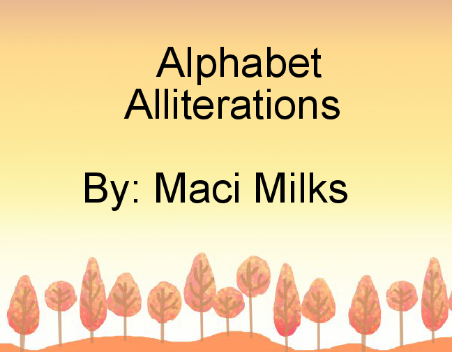 Alphabet Alliterations | Book 332715