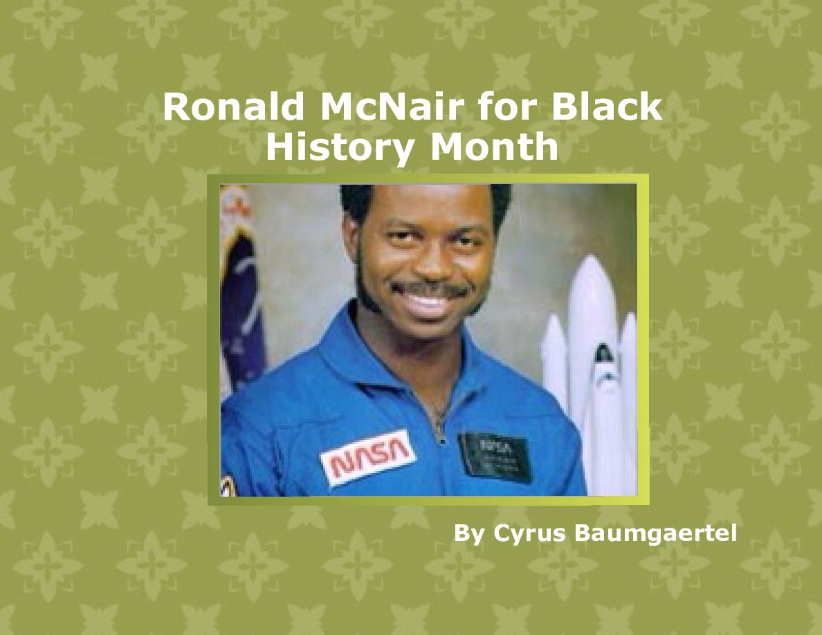Ronald McNair - Black History Month | Book 351736